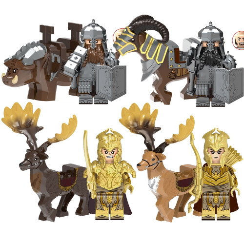 8Pcs Medieval Army Figures Toy Sets Figures Pack,1.8in Building Blocks ...