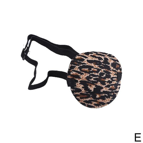 (E) Pirate Eye Patch Unisex Black Single Eye Patch Eyepatch One Eye ...