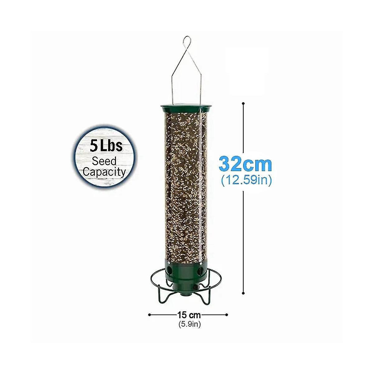 Droll Yankees YF-M Yankee Flipper Squirrel-Proof Wild Bird Feeder with ...