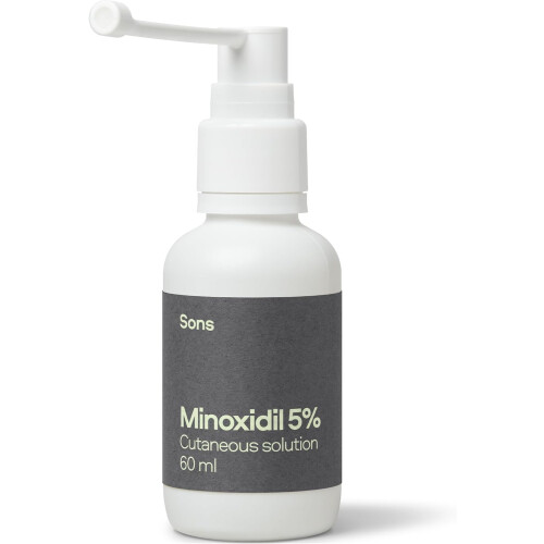 Sons Minoxidil 5% Cutaneous Solution, Hair Regrowth & Thickener Formula ...