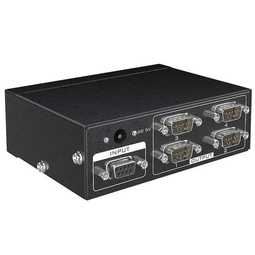Mt-rs104 Active Serial Rs232 Splitter 1 To 4 Rs232 Bi-direction ...