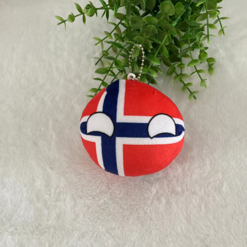 (Norse) Polandball Countryballs Anime Toy Plush Pendant Doll Childrens ...