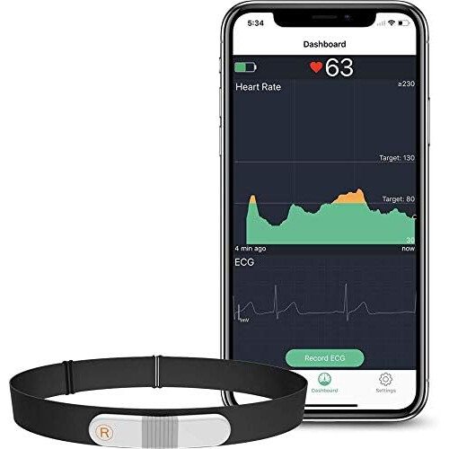 Wellue Wearable Heart Health Monitor Heart Rate and ECG/EKG Tracker ...