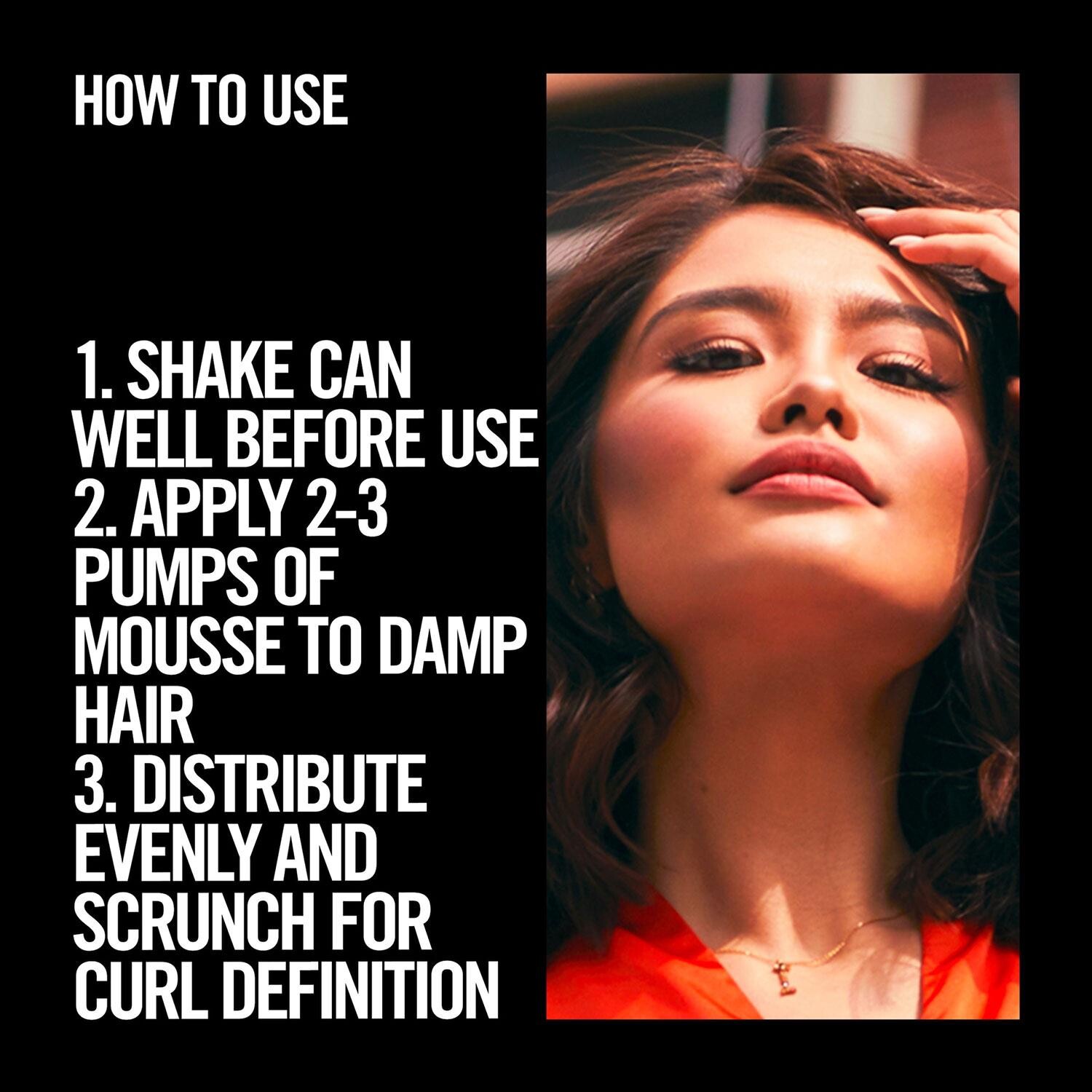 TRESemme Curl Definition Hair Mousse with Long Lasting, 3x of 200ml on ...