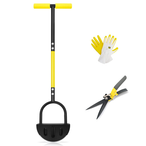 Lawn Edging Tool, Manual Lawn Edger with Saw-Tooth, Heat Treated ...