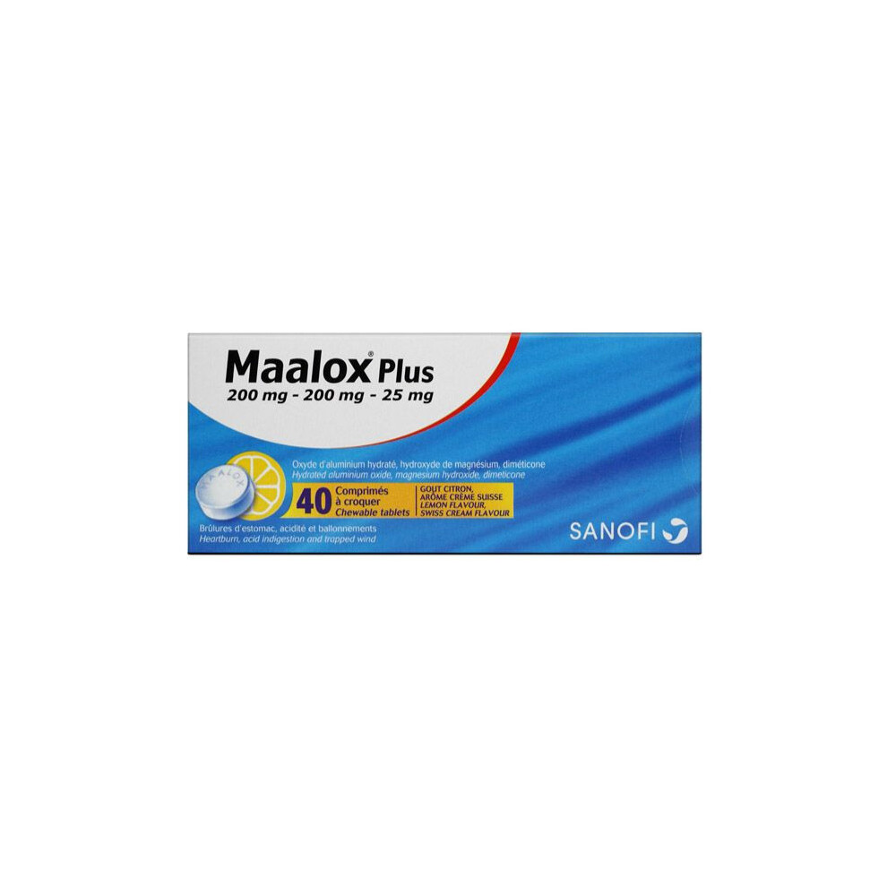Maalox Plus Tablets 40's|relief upset stomach, heartburn & indigestion ...