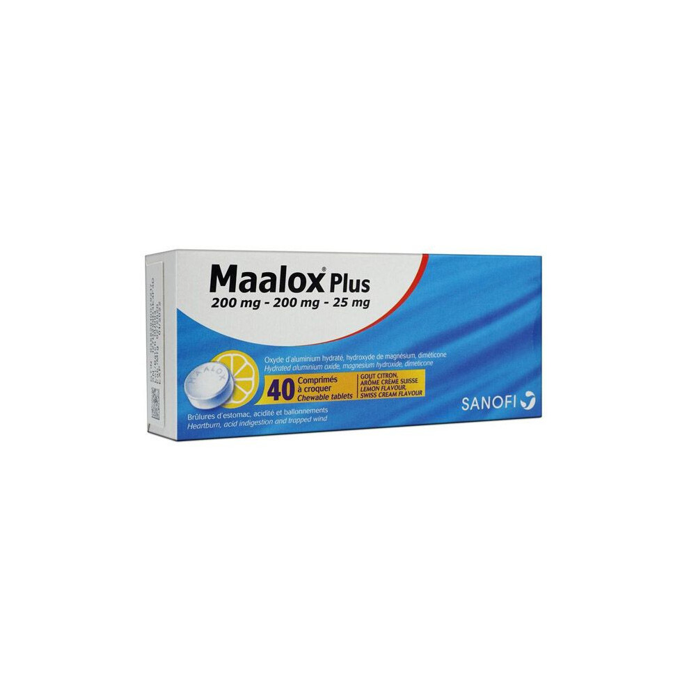 Maalox Plus Tablets 40's|relief upset stomach, heartburn & indigestion ...