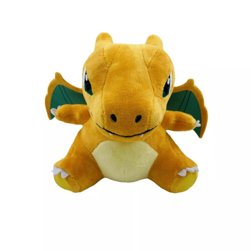 (Yellow) 20cm Cute Mega Charizard X Plush Soft Toy Doll Teddy Stuffed ...