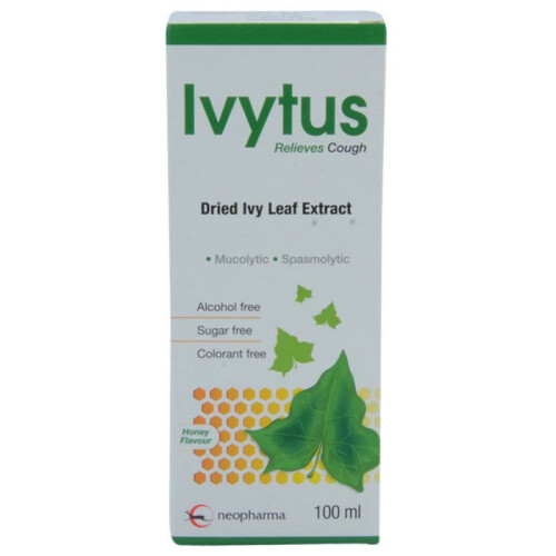 Ivytus Cough Syrup 100Ml Cough Relief, Mucus Reduction, Chest ...