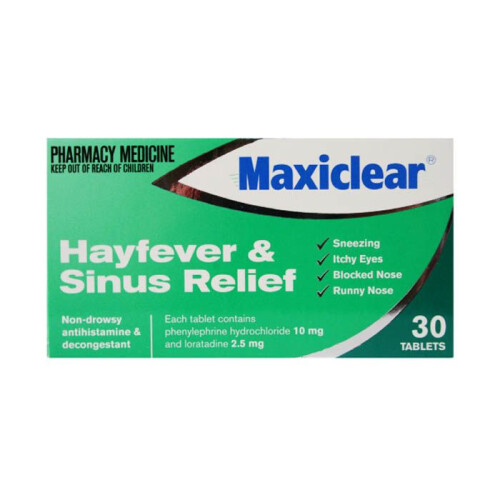 Maxiclear Tablets 30'S Cough Relief, Mucus Reduction, Chest Congestion ...