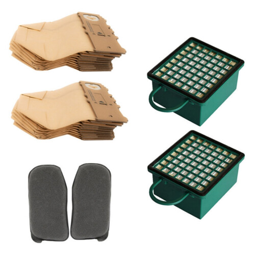 Dust Bag Paper Bag Filter Box Carbon Filters for VORWERK VK130/VK131 ...