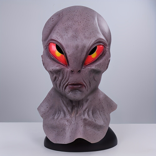 (New Latex Alien Mask 5) Alien Full Head Mask For Cosplay - Thrilling ...