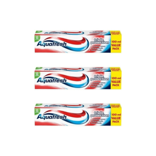 Aquafresh Triple Protection Toothpaste 100ml - Pack of 3 on OnBuy