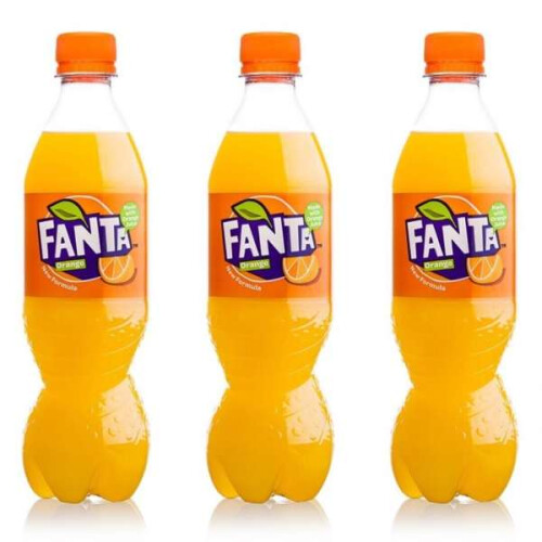 Fanta Soft Drink Orange Bottle 500ml - Pack of 3 on OnBuy