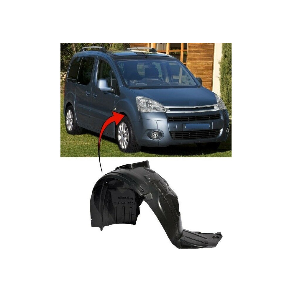 Citroen Berlingo 2008-2018 Front Wing Splash Guard Arch Liner Driver ...