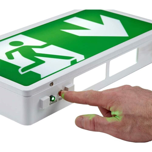 Bright Source 4w LED Maintained / Non Maintained Emergency Exit Box ...
