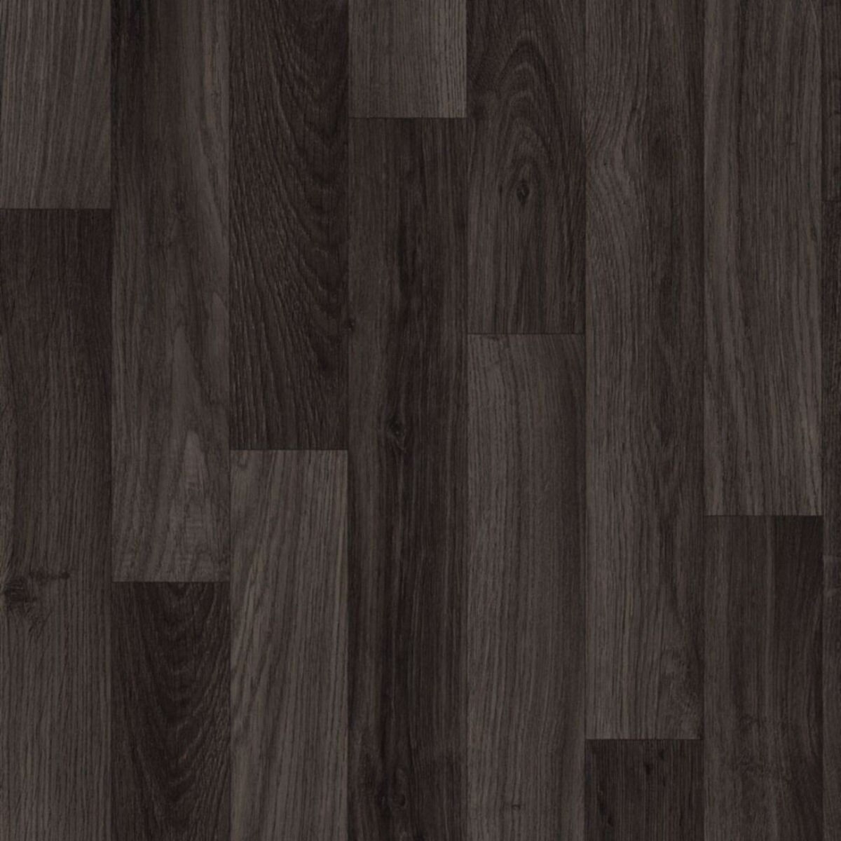 (Grey 4, 2m(6'6") X 2m(6'6")-4m²) Wood Effect Lino Flooring Sheet Vinyl ...
