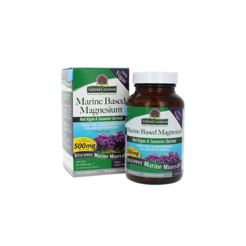 Nature's Answer Marine Based Magnesium 500mg Vegetarian Capsules 90 ...