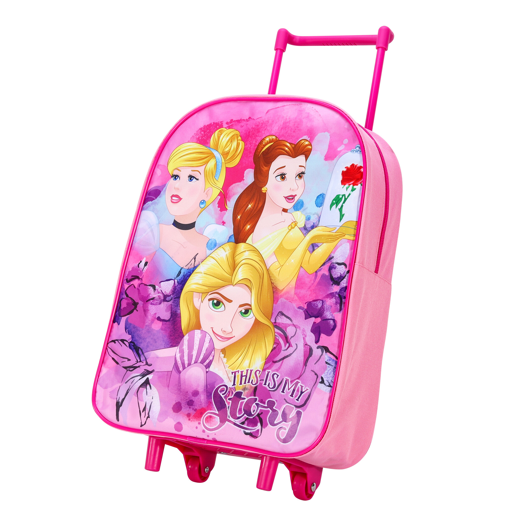 Disney Princess Standard Trolley Cabin Luggage Foldable Wheels on OnBuy