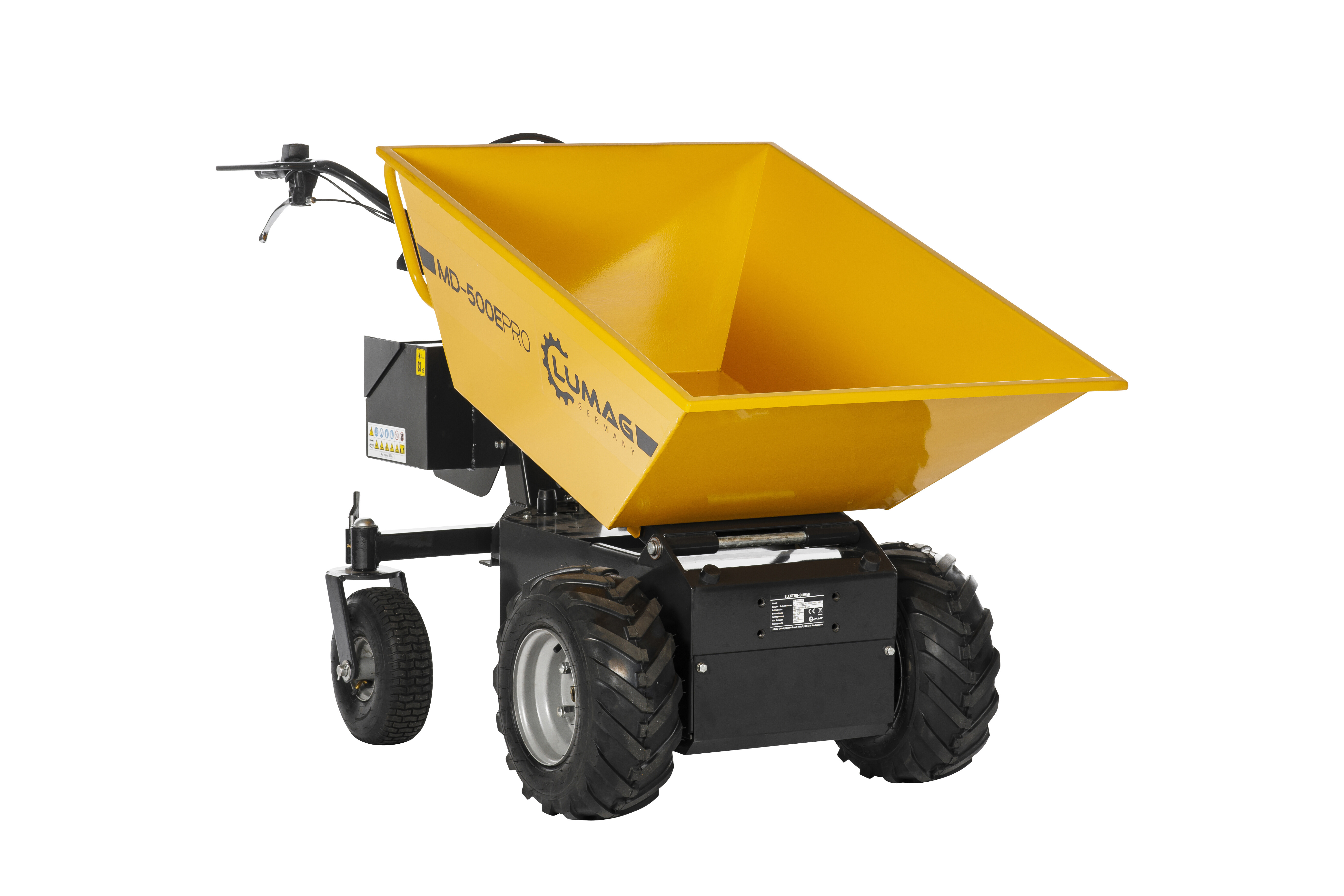 BATTERY MINI DUMPER LUMAG MD500EPROH 500KG ELECTRIC POWER BARROW WITH ...