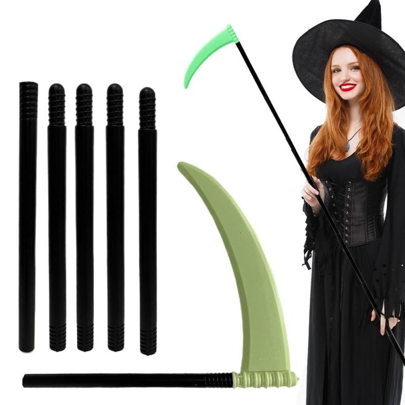 Halloween Scythe Prop Long Sickle For Kids And Adults Long Sickle For ...