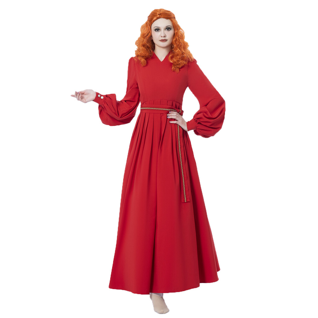 (XXL) Princess Bride Cosplay Red Long Dress Ball Gown on OnBuy