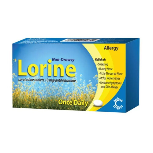 Lorine 10mg Tablets Pack of 30 Tablets sneezing, runny or itchy nose ...