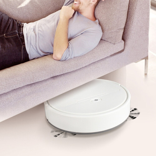 Robot Vacuum Cleaner, Strong Suction Automatic Bot Self Detects Stairs ...