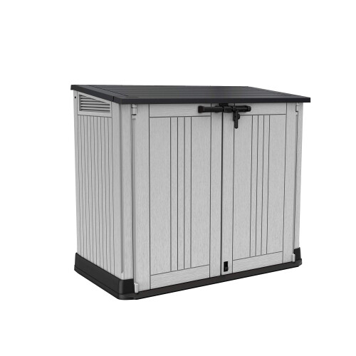 Keter Store It Out Nova Outdoor Garden Furniture Storage Shed Light ...
