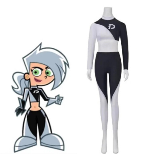 (M) Danny Phantom Cosplay Dani Fenton Costume on OnBuy