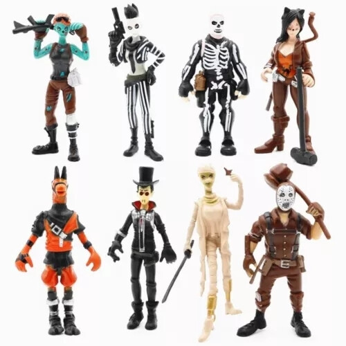 8pc/Set Fortnite Battle Royale Season PVC Action Figure Display Playset ...