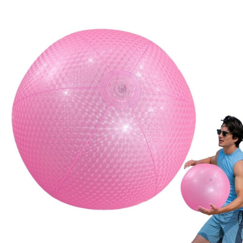 (Pink) Blow Up Beach Balls Water Toys Inflatable Ball Swimming Pool ...