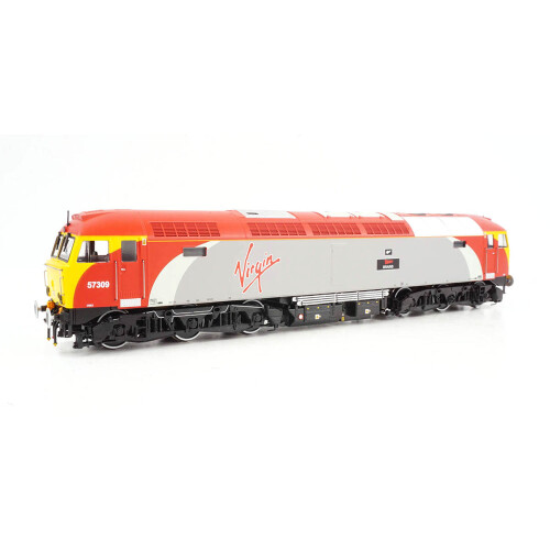 Heljan Class 57 309 'Brains' Virgin Trains Silver/Red HN5707 OO Gauge ...