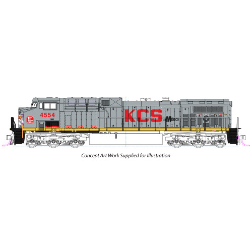 Kato EMD AC4400CW KCS de Mexico 4555 K176-7046 N Gauge on OnBuy