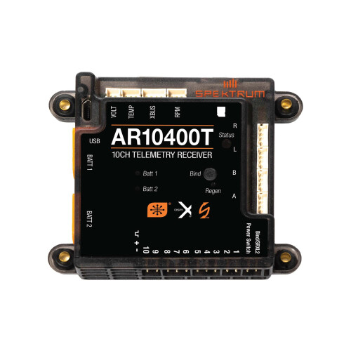 Spektrum AR10400T 10 Channel PowerSafe Telemetry Receiver SPMAR10400T ...