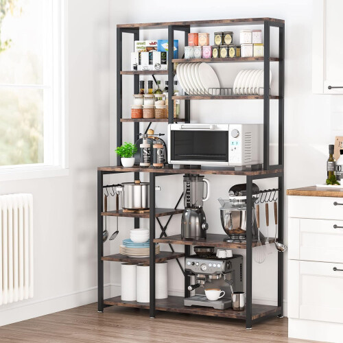 Tribesigns Kitchen Baker's Rack, 6-Tier Kitchen Utility Storage Shelf ...