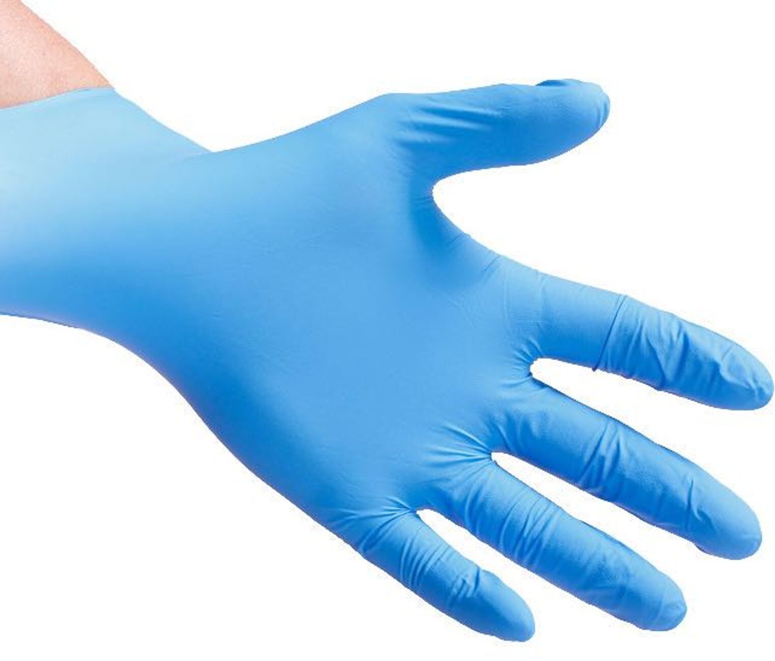 Nationwide Paper Blue Nitrile Examination Gloves - Powder Free and ...