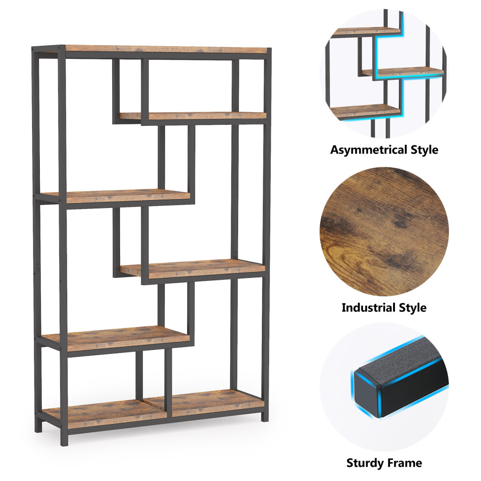 Staggered bookshelf store
