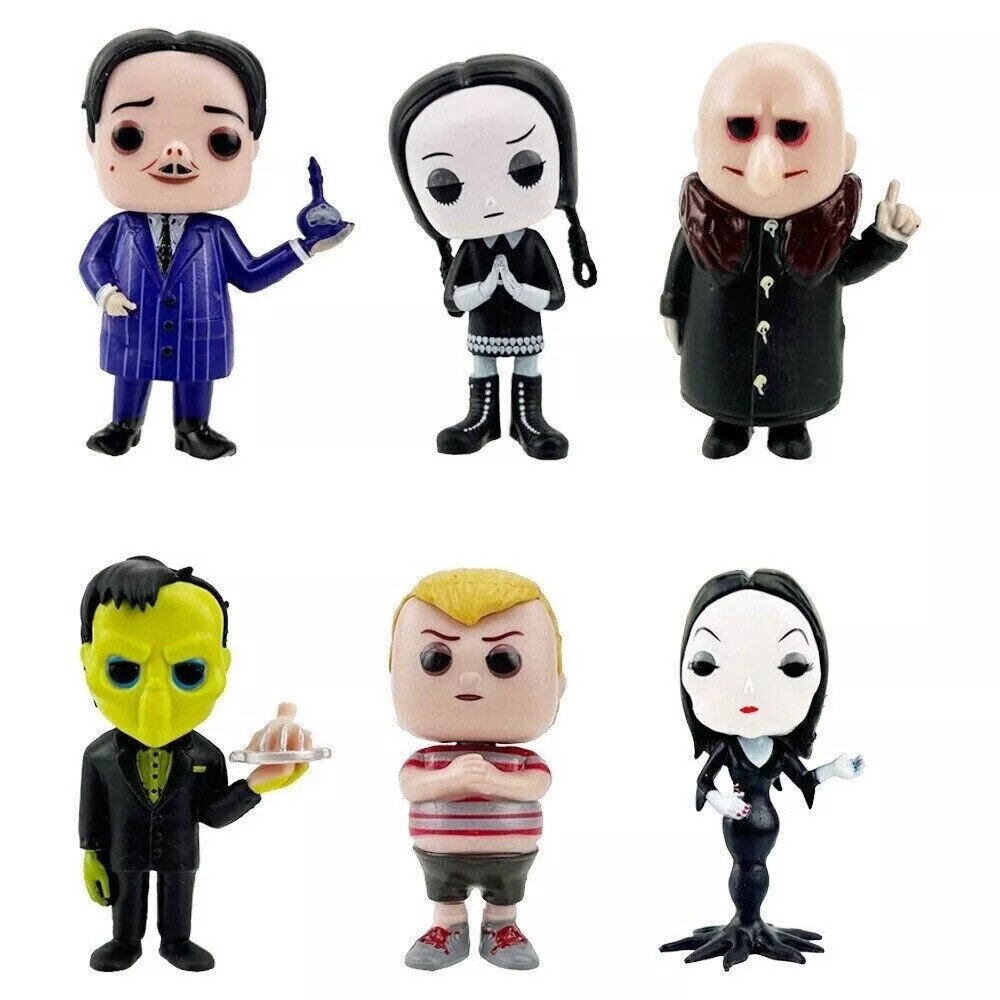 addams family cake Toppers Figures toys Kids Birthday Decoration ...