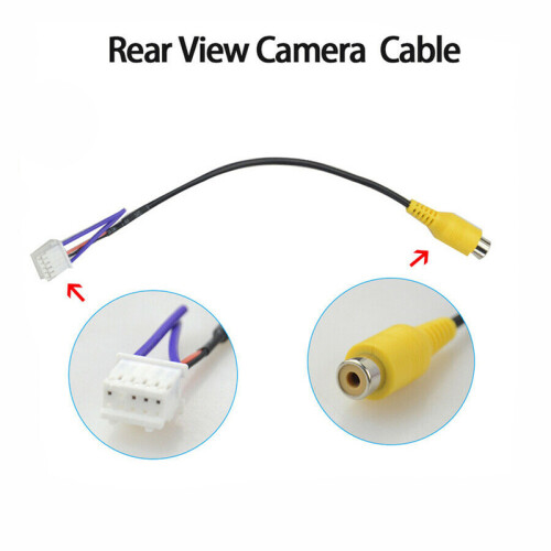 Universal 10 Pin RCA Camera Video Input Cable Adapter Wiring Connector ...