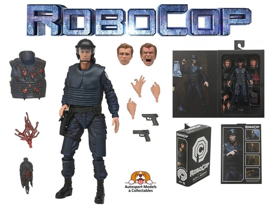 Robocop Alex Murphy OCP Uniform Version 7" Ultimate Scale Action Figure ...