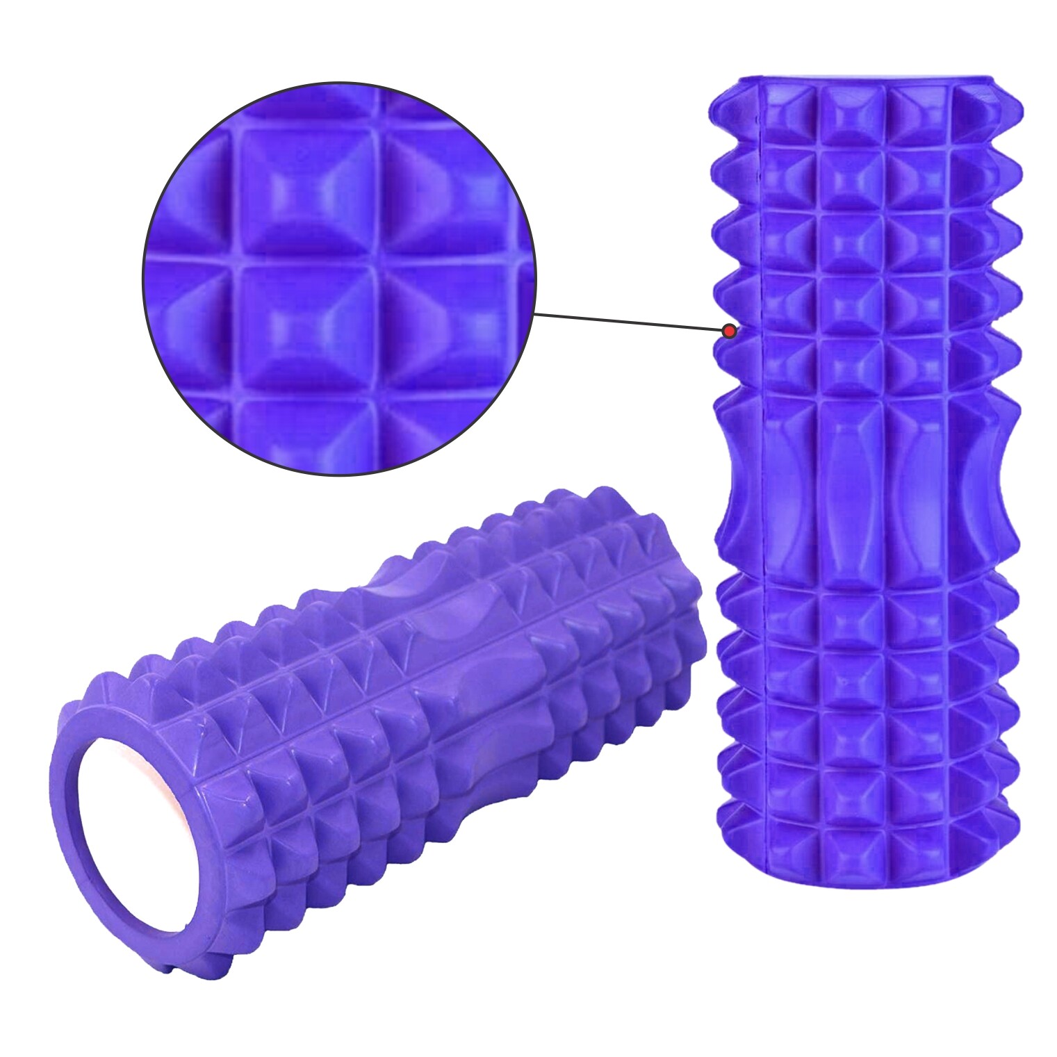 Yoga Massage Roller Back and Neck Waist Massager Muscle Relaxation on OnBuy