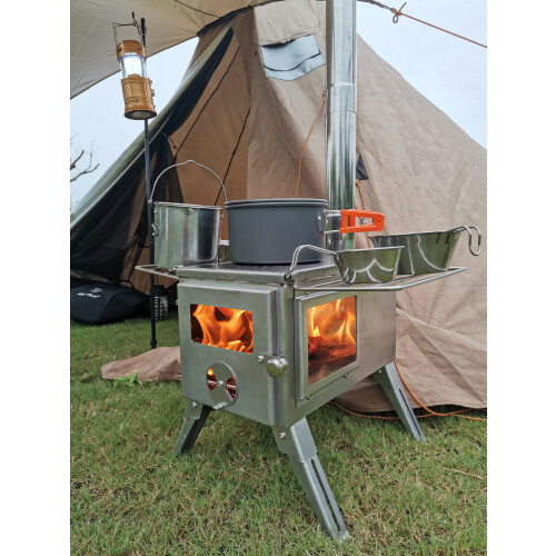 DWD® "Mangrove"Camping Stove Outdoor Portable Wood Log Burner Stove ...