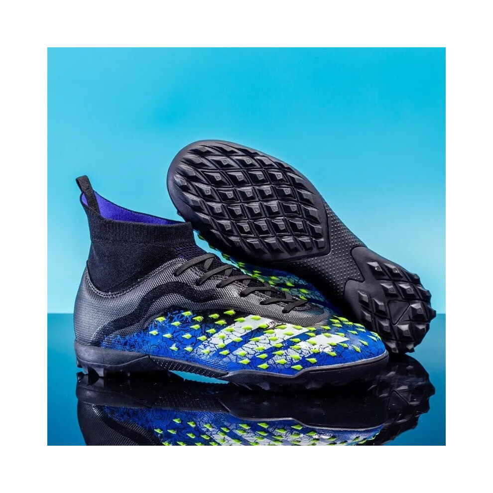 (8#, UK2= EUR35?22.5cm?) Mens Junior Boys Girls Football Boots AG/TF ...