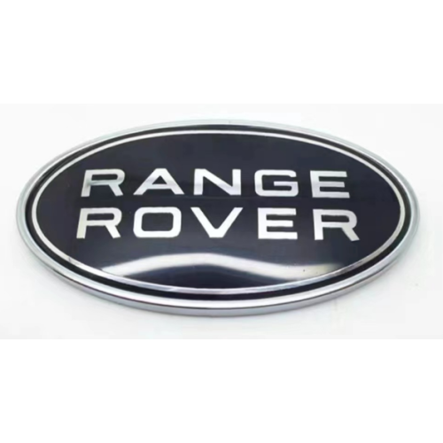 RANGE ROVER OVALTrunk Badge Size: 90*48 mm GRILL logo sticker emblems ...