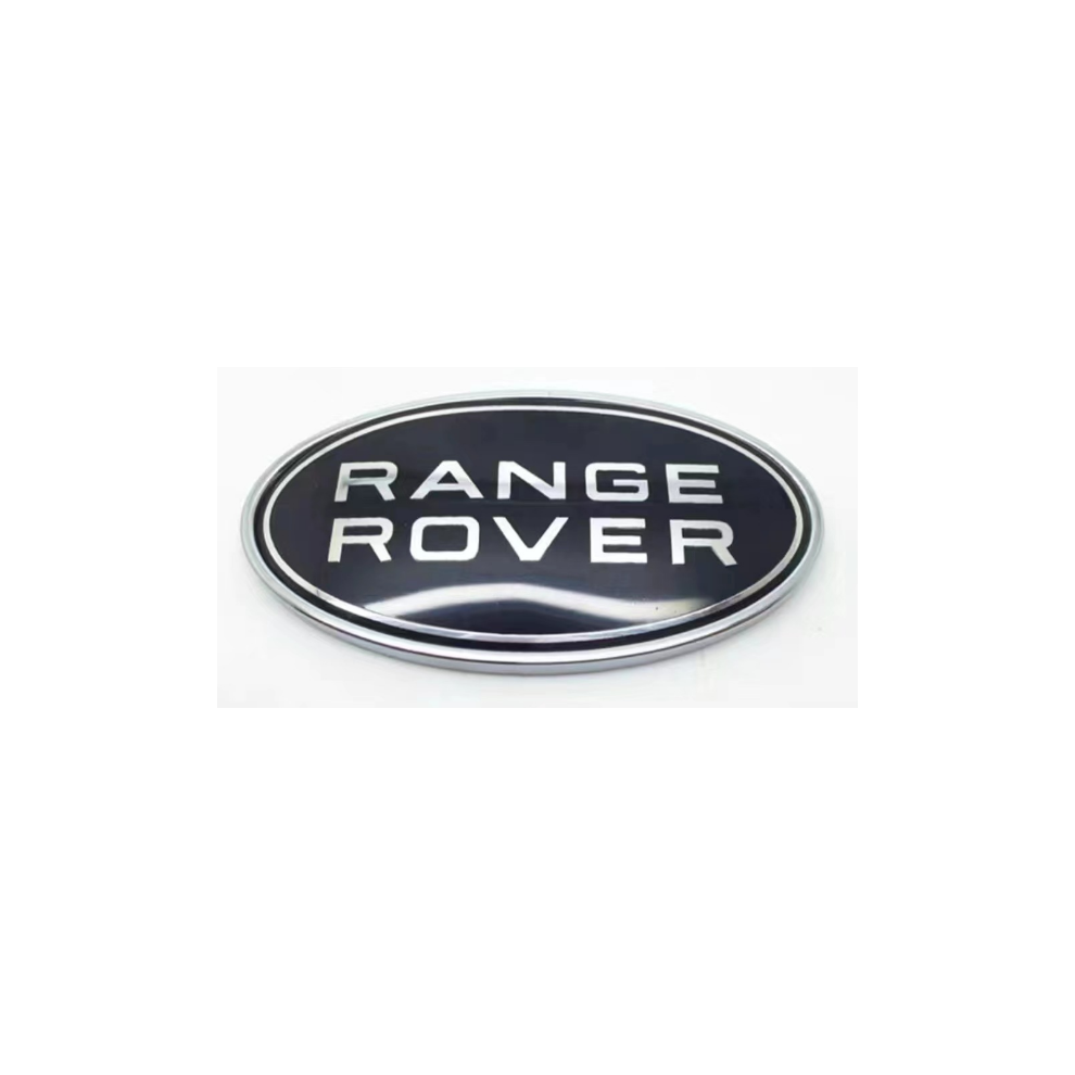 RANGE ROVER OVALTrunk Badge Size: 90*48 mm GRILL logo sticker emblems ...