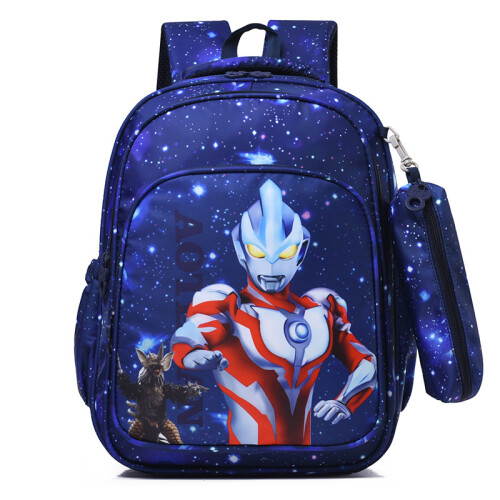 (Ultraman) Playful Cartoon School Backpack For Kids Oxford Fabric With ...
