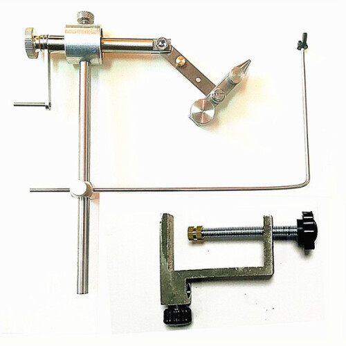 Rotary fly Tying Vise C-Clamp strengthened Hard Jaws Diy fly tying lure ...