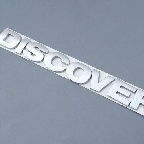 (matte silver Trunk) For Land Rover DISCOVERY Hood Rear Trunk Logo ...