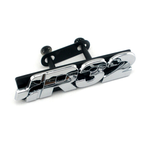 (grill Chrome, one set chrome) R32 Car Grill Logos, 3D Chrome Car ...
